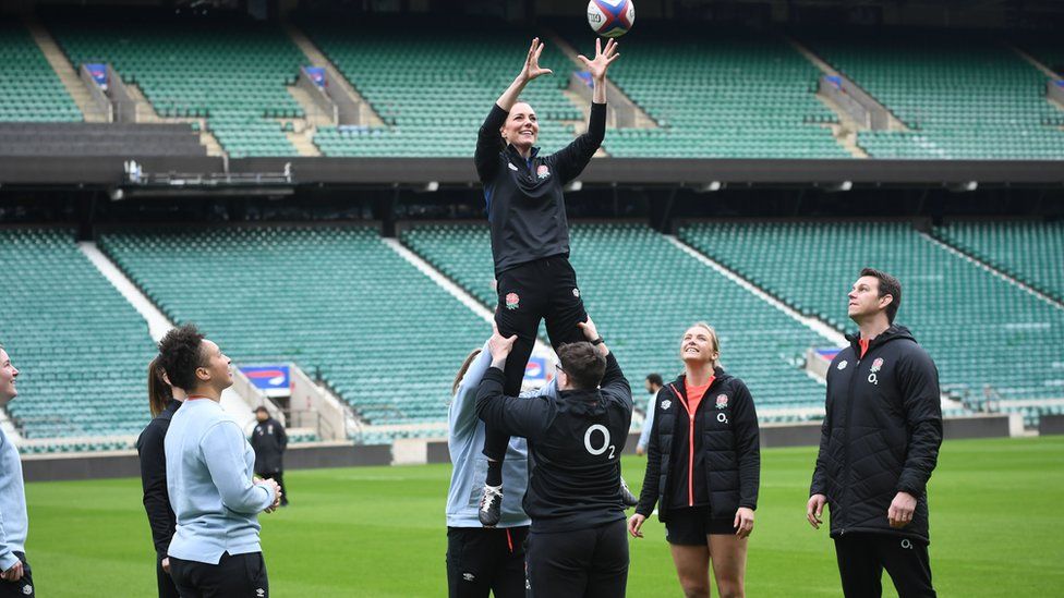 Duchess of Cambridge takes over from Prince Harry as new rugby patron ...