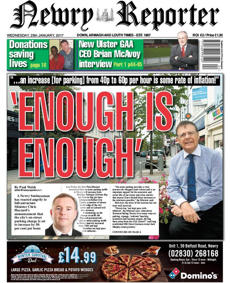 Weekly newspaper headlines: Surprise MOTs and the man who crossed ...