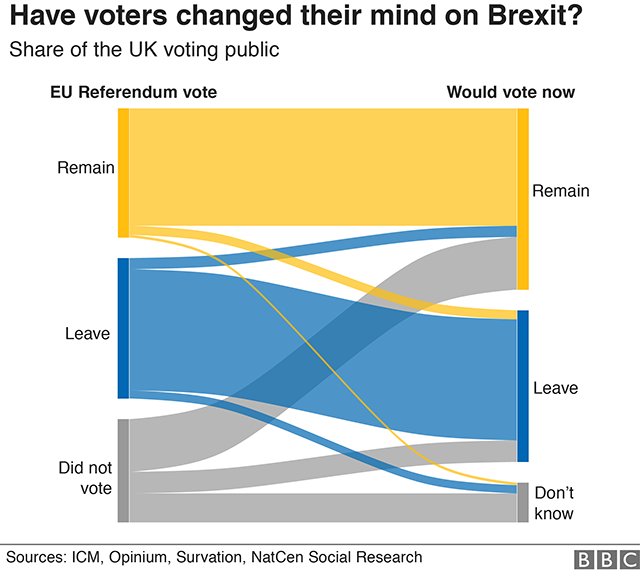 Have voters changed their minds about Brexit? - BBC News