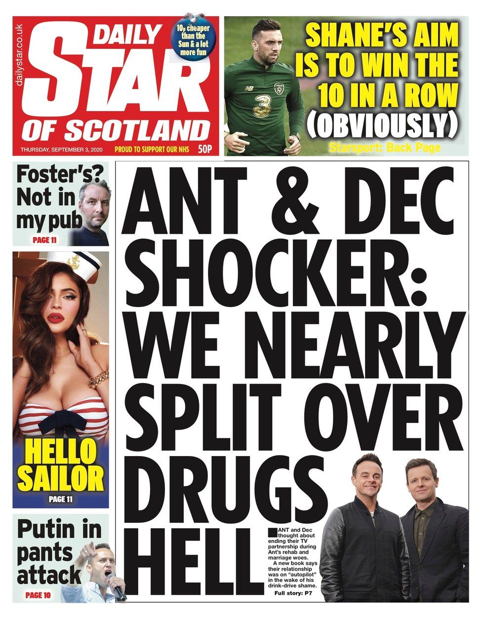 Scotland's papers: Scot's tourist arrest 'shock' and defiant Leonard ...