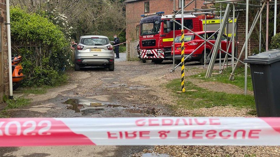 Woman, 89, missing after Exeter house fire - BBC News