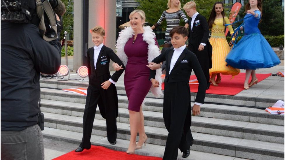 See pictures from behind the scenes at Strictly - BBC Newsround