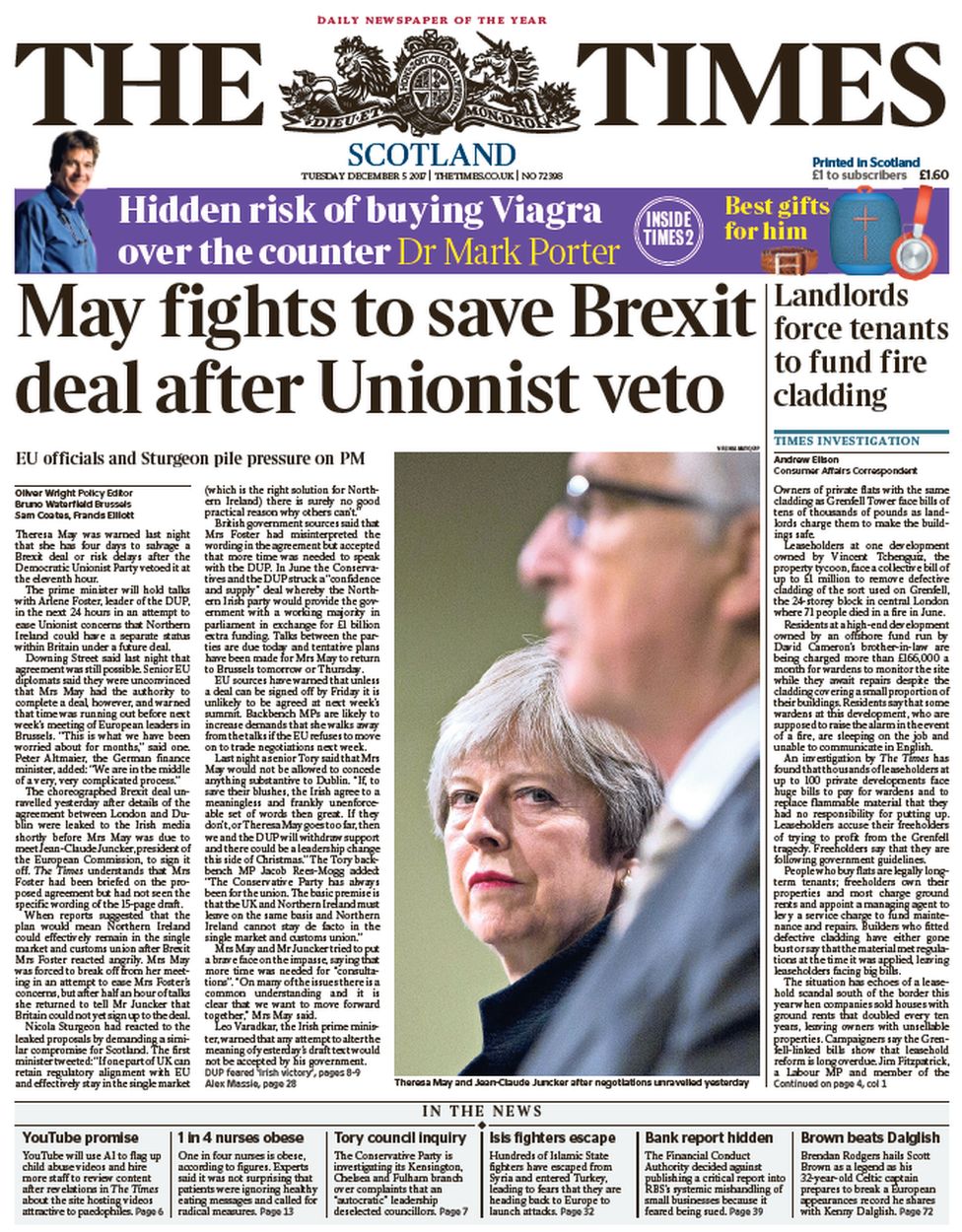 Scotland's papers: Brexit deal 'chaos' - BBC News