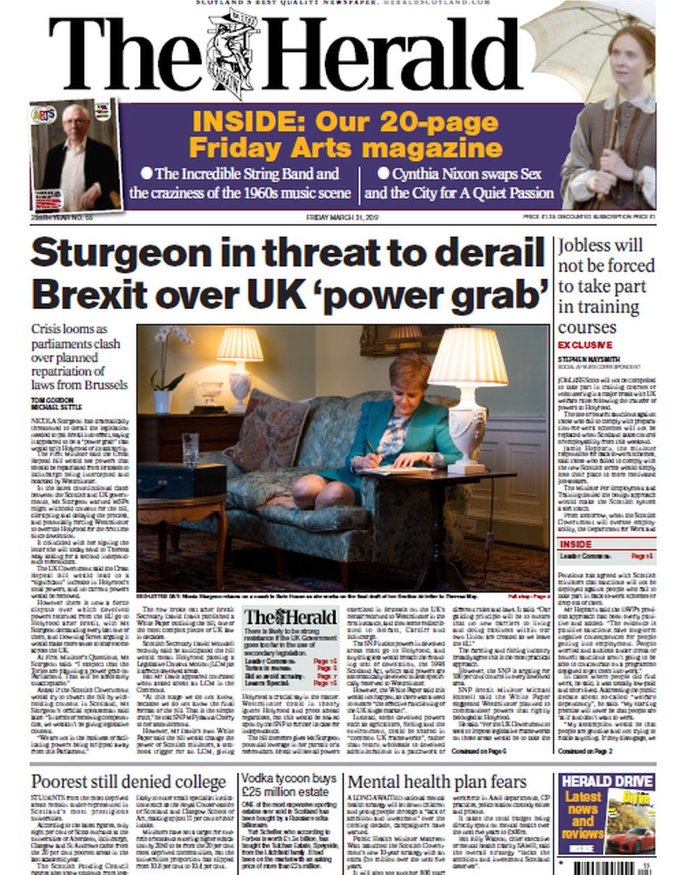 Scotland's papers: 'Dear Theresa' and superbug crisis - BBC News