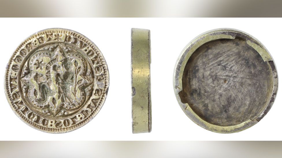 Medieval monk's 'unique' seal matrix found near Norwich - BBC News
