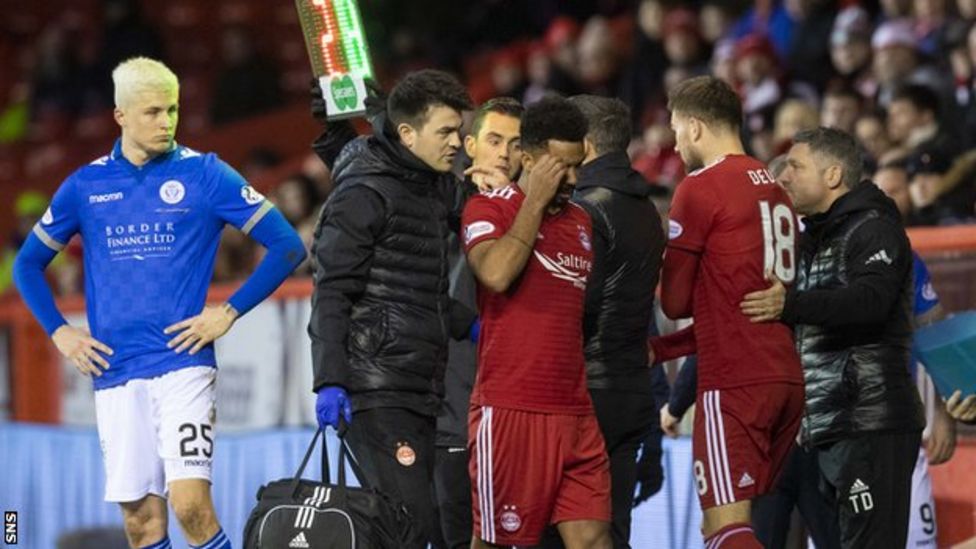 Aberdeen: Shay Logan out for two to three months - Derek McInnes - BBC ...