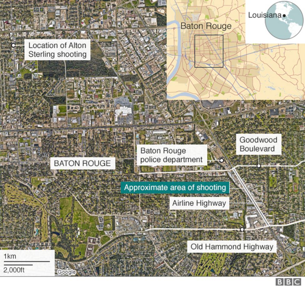Baton Rouge shootings: Gunman's videos show anger at police - BBC News