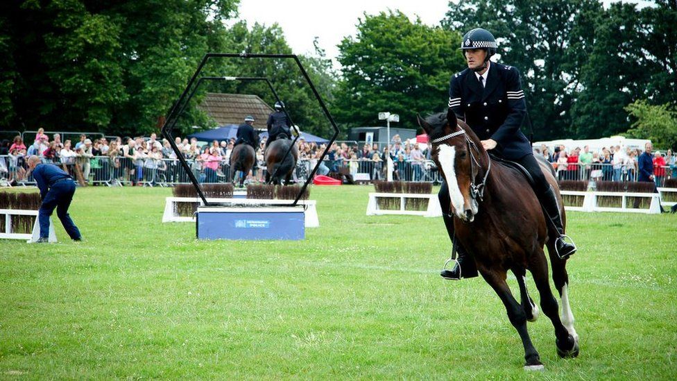 Lambeth Country Show terror security fence is 'overkill' - BBC News