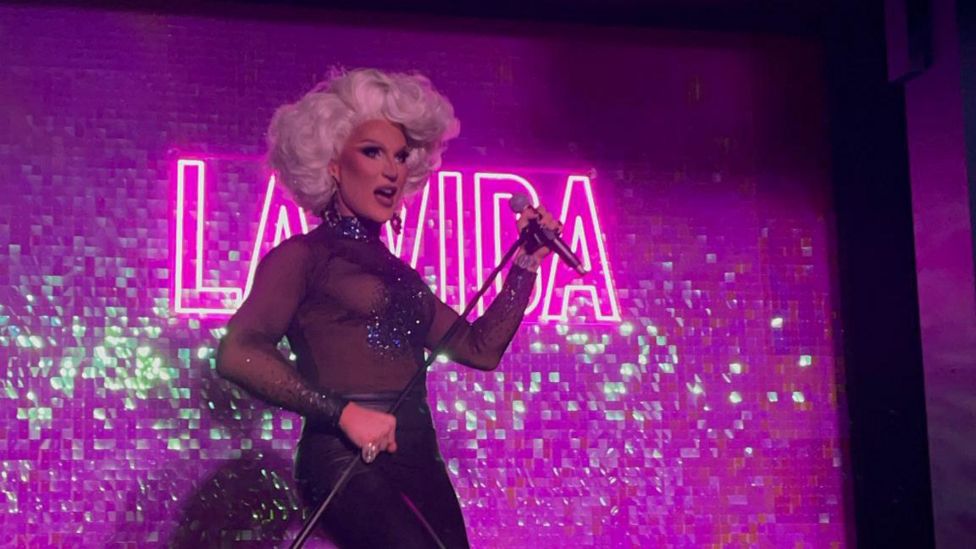 Felixstowe performer 'electrifying' the local drag scene - BBC News