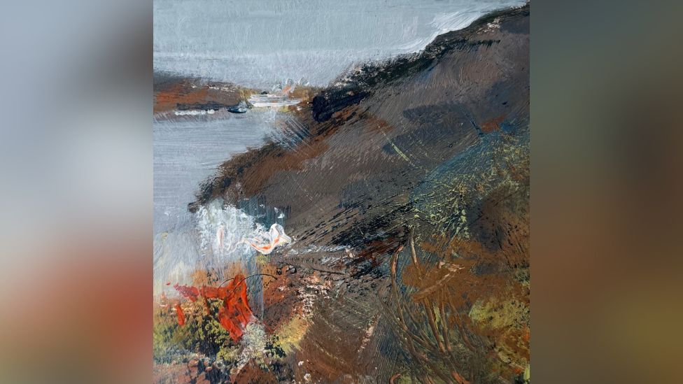 South West Coast Path anniversary paintings go on show - BBC News