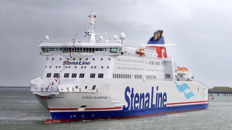 Ferry company marks 21 years of Holyhead to Dublin route - BBC News
