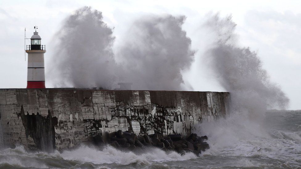 Storm Angus: In pictures - BBC Newsround