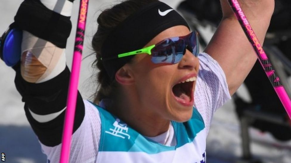 Winter Paralympics: Menna Fitzpatrick and Jen Kehoe win silver in giant ...