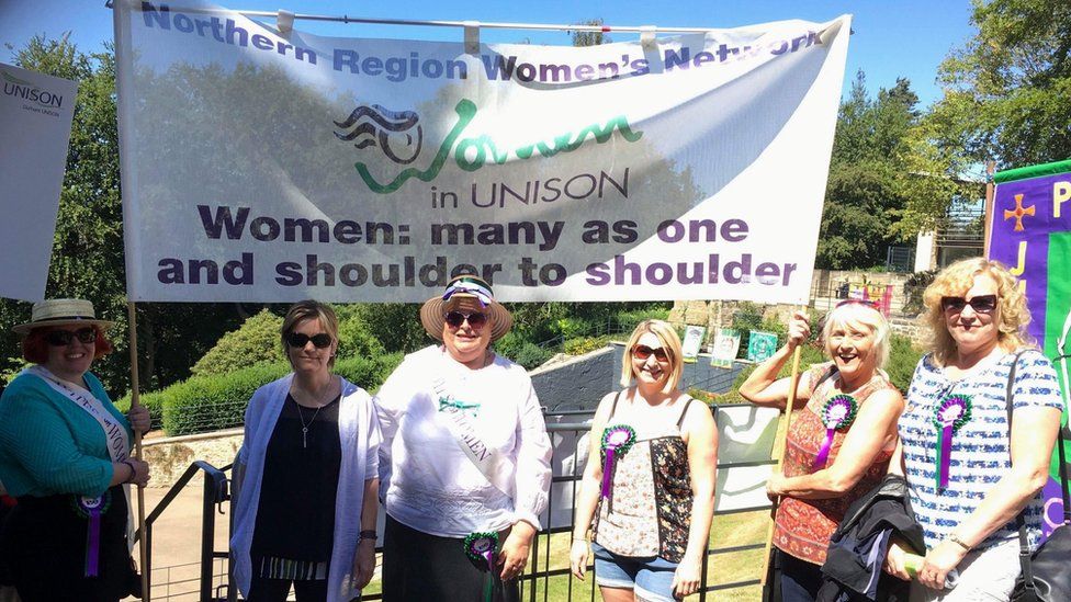 Durham Women's Gala return celebrates women's suffrage - BBC News