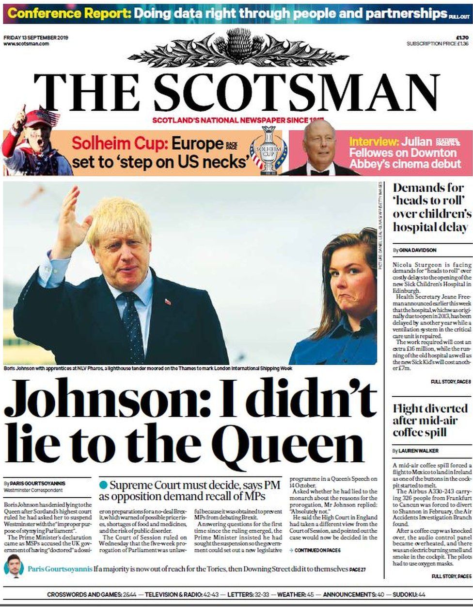 Scotland's papers: Hospital delay scandal and PM bid to 'stop scrutiny ... Scotland's papers: Hospital delay scandal and PM bid to 'stop scrutiny ...