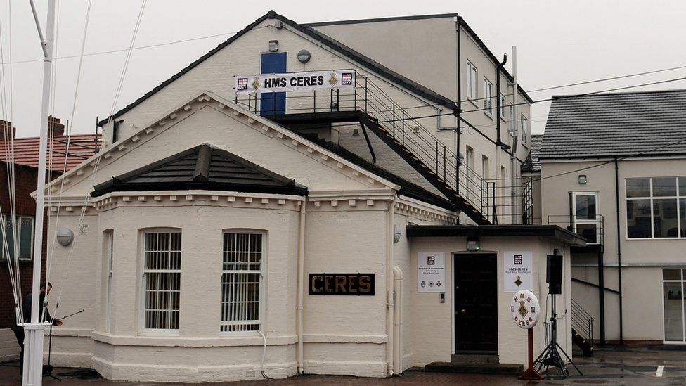 Princess Anne opens HMS Ceres at Leeds Carlton Barracks - BBC News
