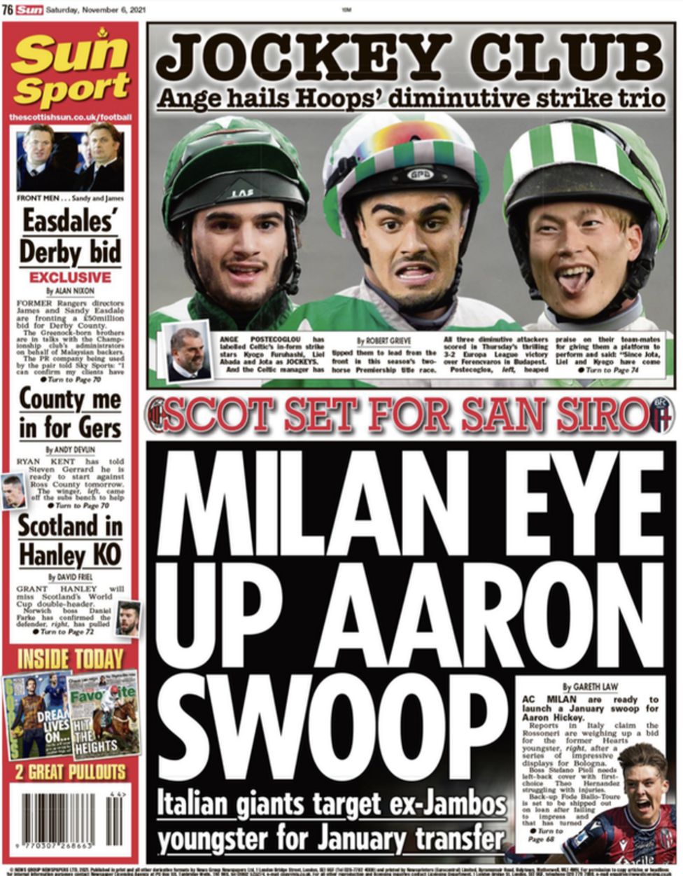 Scottish Gossip: Hickey AC Milan, Celtic, Tierney, Scotland - BBC Sport