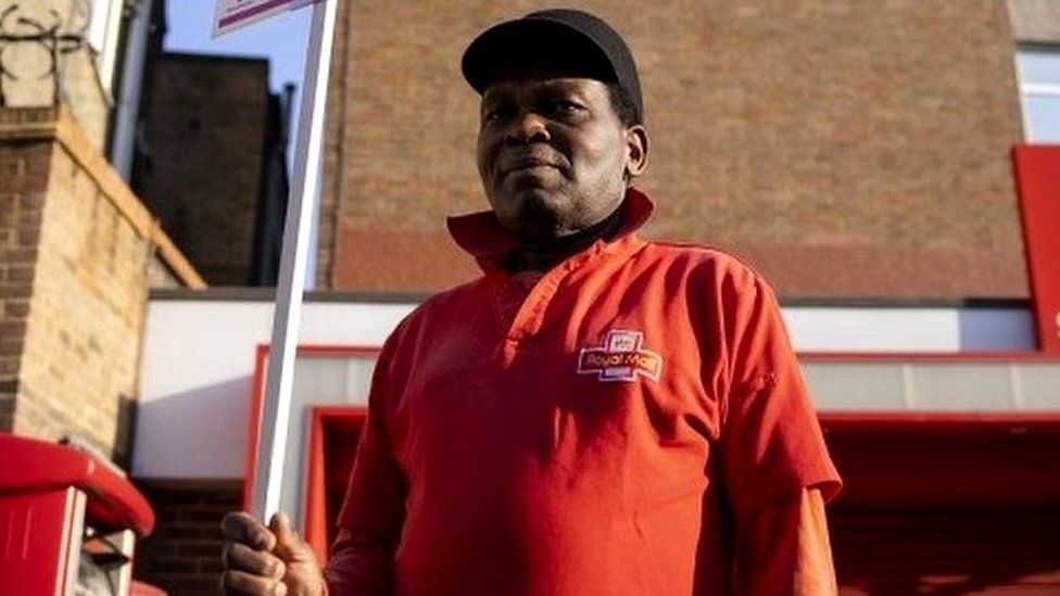 Royal Mail workers walk out in first of 19 days of strikes - BBC News