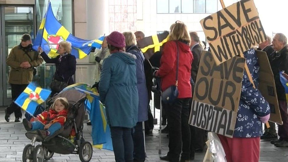 'Bring back 24-hour children's care' at Withybush Hospital - BBC News