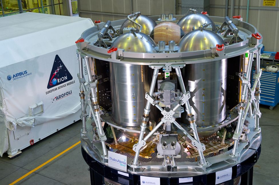 Europe despatches Orion crewship component - BBC News