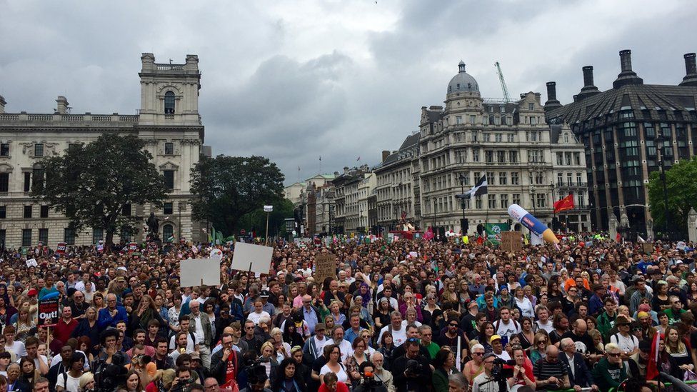 Anti-austerity demonstration: Voices from the crowd - BBC News