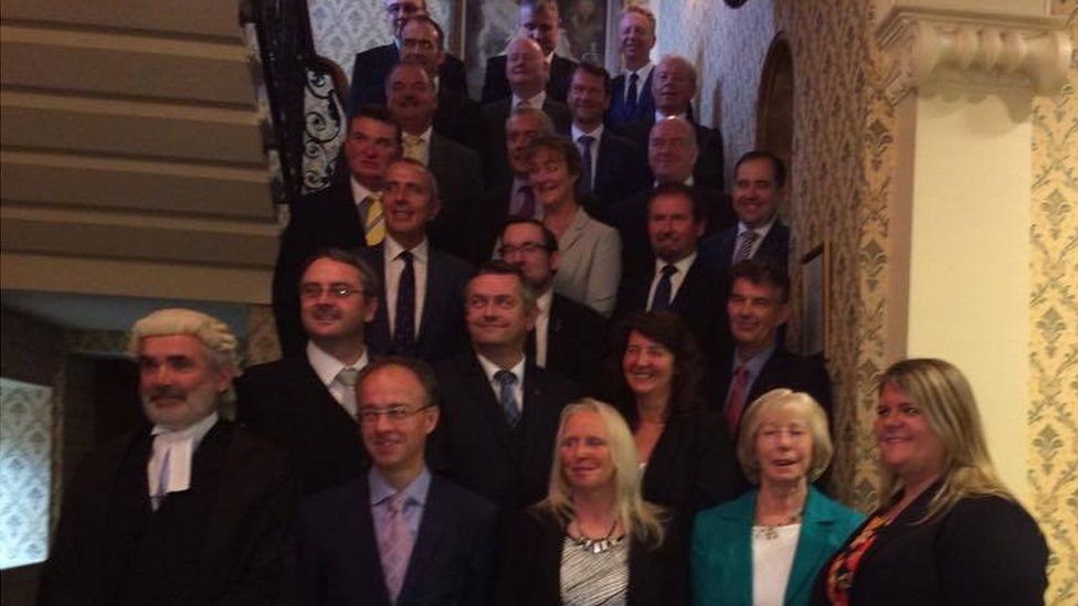 MHKs elect Juan Watterson as Speaker of the House of Keys - BBC News