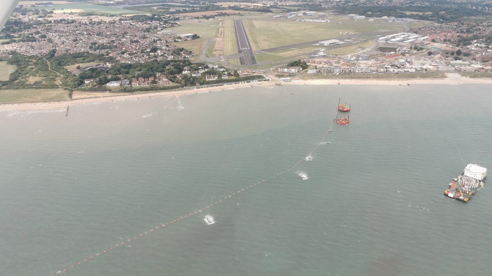 Cross-channel electricity link goes live in tests - BBC News