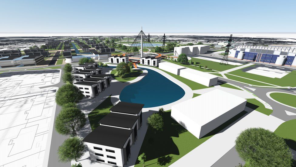 Falkirk 'gateway' unveiled by council - BBC News