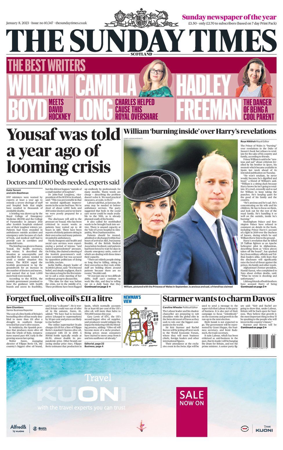 scotland-s-papers-waiting-to-die-on-nhs-and-harry-s-guilt-bbc-news