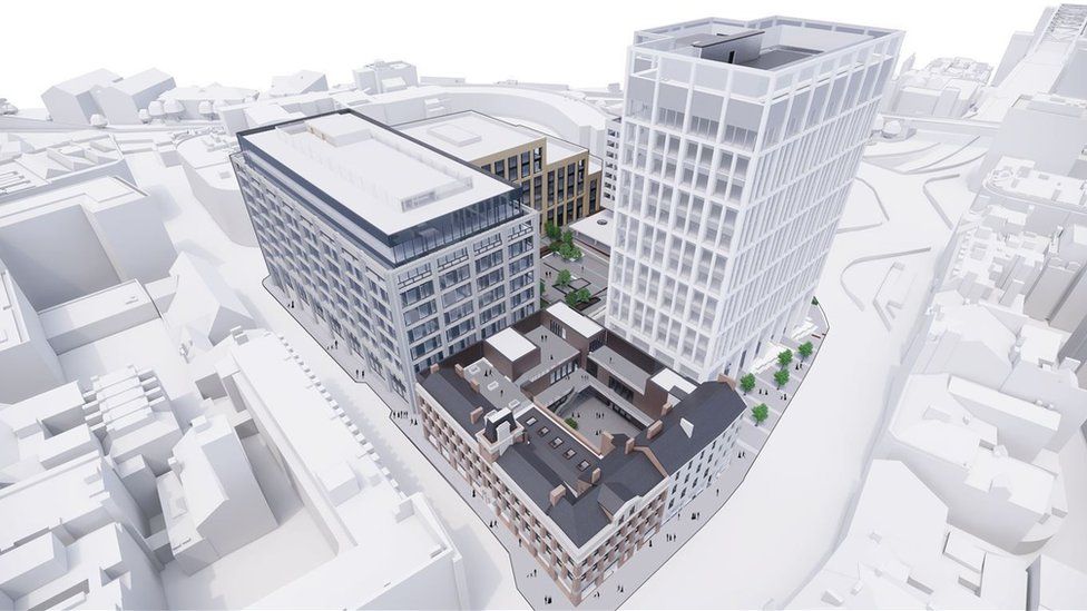 Newcastle entertainment hub approved for listed building - BBC News