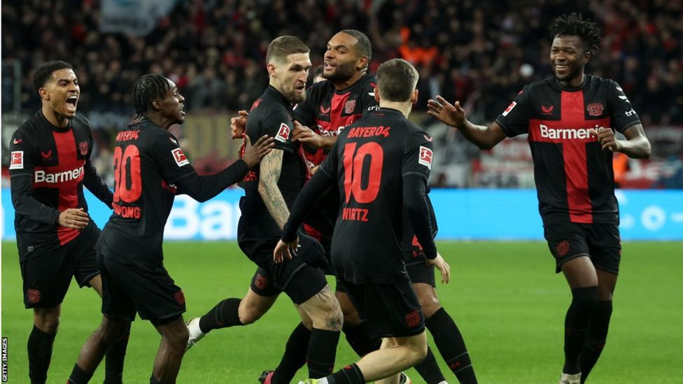 Bayer Leverkusen 2-1 Mainz: Xabi Alonso's side set new unbeaten record and go 11 points clear ...
