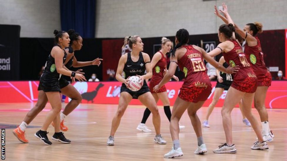 Netball Legends Series: England beat Superleague All Stars 55-43 - BBC ...
