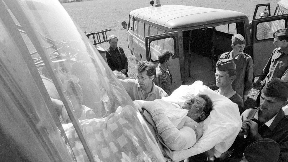 How the Ufa train disaster was overshadowed by Tiananmen Square - BBC News