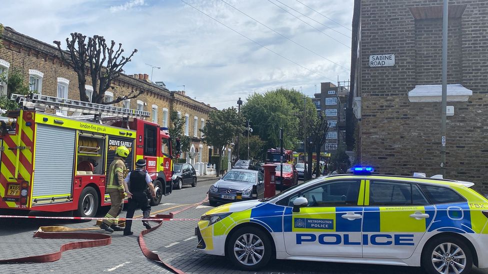 Battersea explosion was accidental, fire brigade says - BBC News