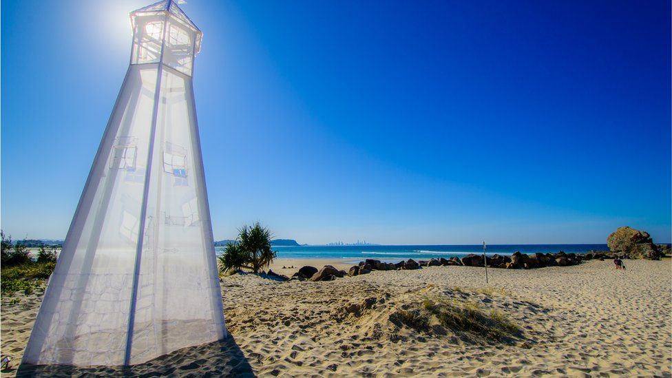 In pics: Giant sculptures on the beach - BBC Newsround