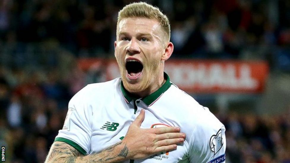 James McClean: Footballer is named RTE Irish sportsperson of 2017 - BBC ...