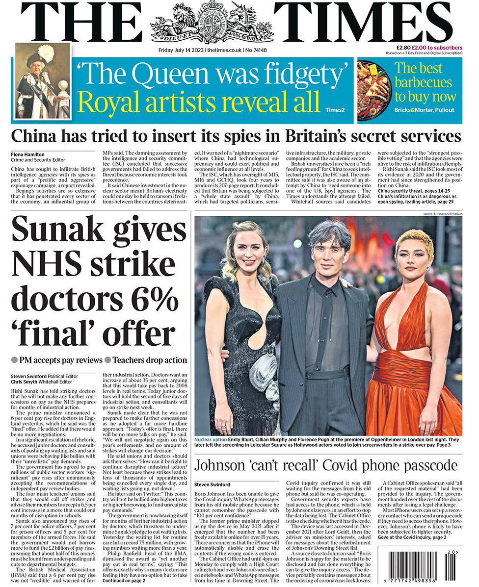 'Pay relief but cuts pain' and Sunak's 'final offer' - BBC News