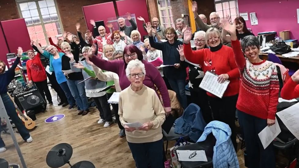 Barrow band's charity single aiming for Christmas Top 40 - BBC News