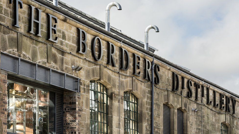 Borders Distillery opens to the public in Hawick - BBC News