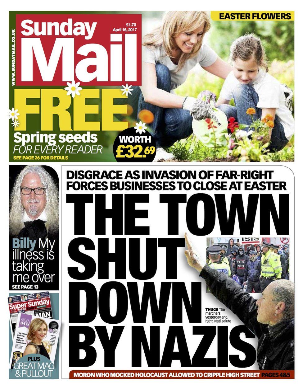 Scotland's papers: 'Christianity in crisis' and Nazi shutdown - BBC News