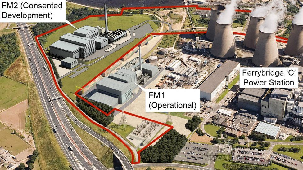 Ferrybridge's new multi-fuel power station approved - BBC News