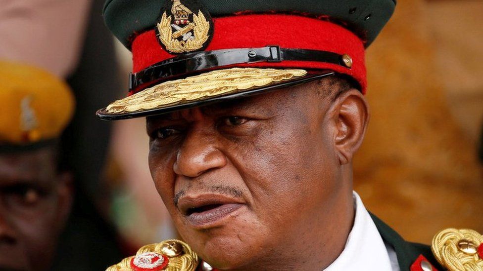Zimbabwe takeover leader Chiwenga named vice-president - BBC News