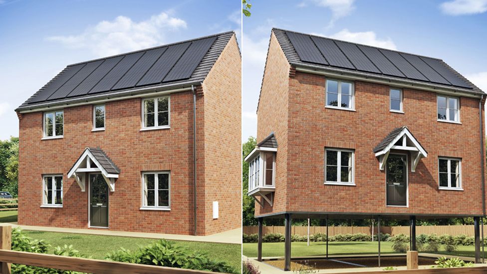 Permission sought for 'rising flood house' in Lincolnshire - BBC News