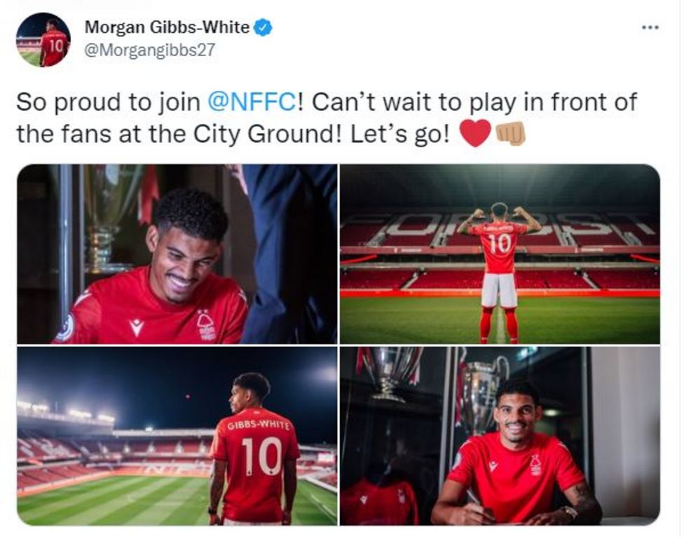 Nottingham Forest: Morgan Gibbs-White on move to City Ground - BBC Sport
