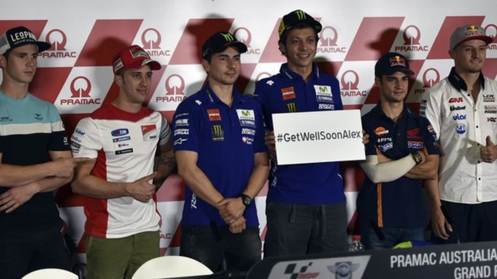 MotoGP: Alexis de Angelis 'improving' after crash - BBC Sport