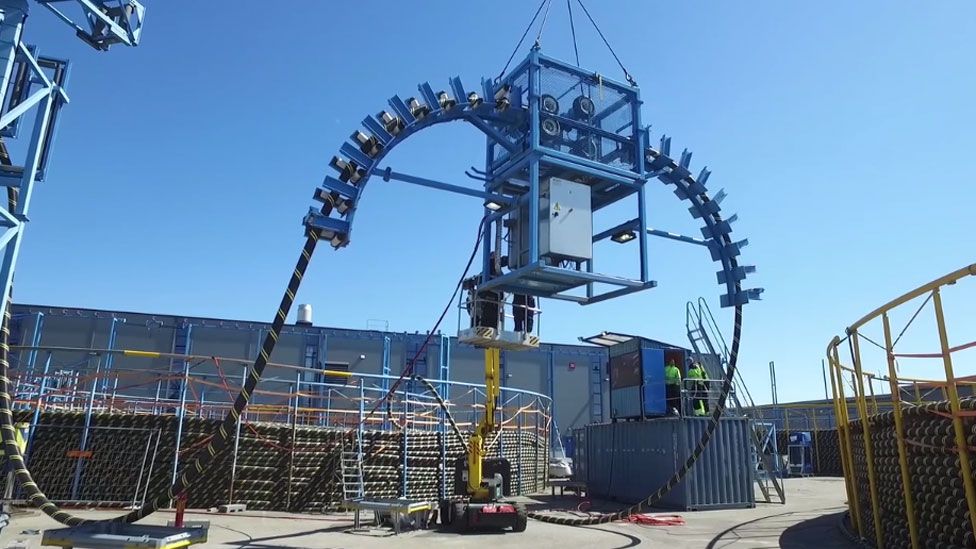 First subsea cable laid in £1.1bn Caithness-Moray project - BBC News