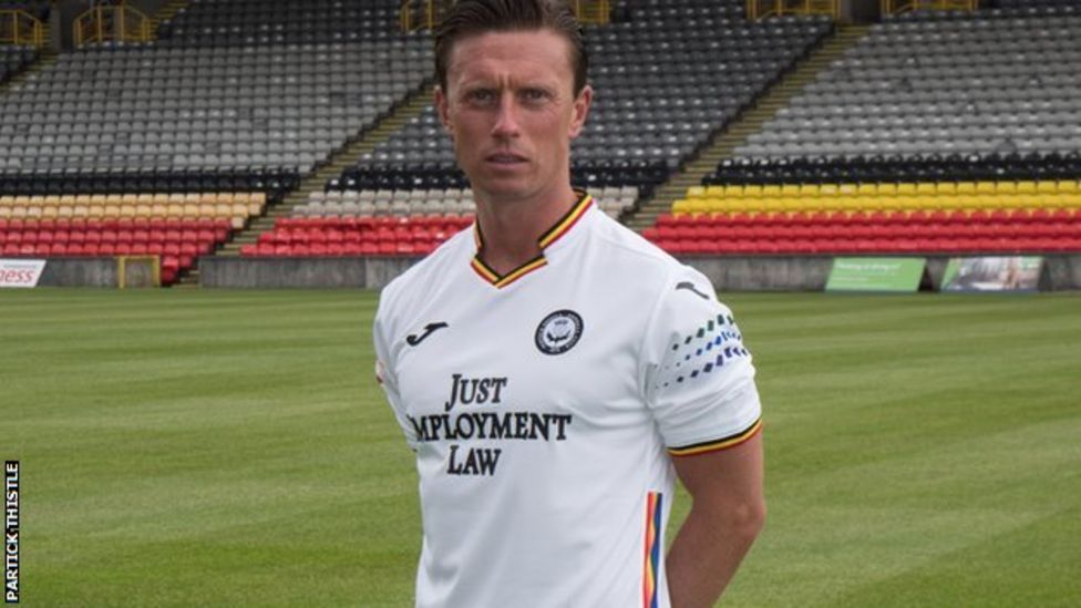 Partick Thistle to wear LGBT rainbow on away shirt - BBC Sport