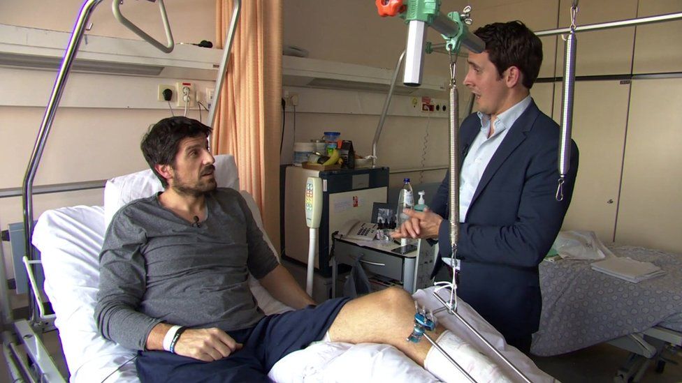 Brussels bombing survivor: 'I can keep my legs' - BBC News