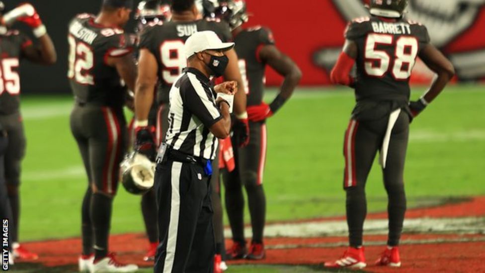 NFL: All-black team officiate match in historic first for competition ...