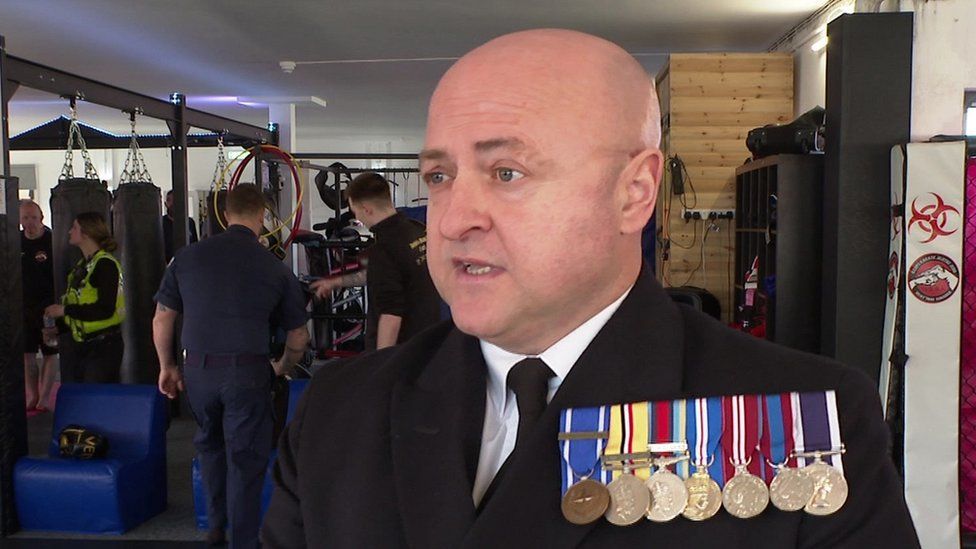 Marines launch Manchester gym scheme to prevent crime - BBC News